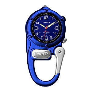 Dakota Mini Clip Microlight, Clip Watch, Flashlight and Watch, Outdoor Gifts for Men and Women, Use for Fishing Hunting, and More, Tactical Watch with LED Flashlight