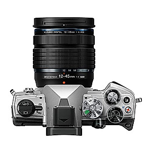 OM System OM-5 Silver Micro Four Thirds System Camera M.Zuiko Digital ED 12-45mm F4.0 PRO kit Outdoor Camera Weather Sealed Design 5-Axis Image Stabilization 50MP Handheld High Res Shot
