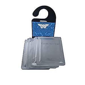 Tamusyaka Moth Traps for Clothes and Wool Rugs| Moth Prevention for Closets| Powerful Moth Killer Traps for House with Pheromones. Kids and Pets Safe (6)