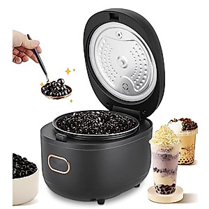 YJINGRUI Boba Cooker Boba Pot 5L Automatic Pearl Tapioca Cooker for Boba Tea & Bubble Tea & Milk Tea Touchscreen 110V