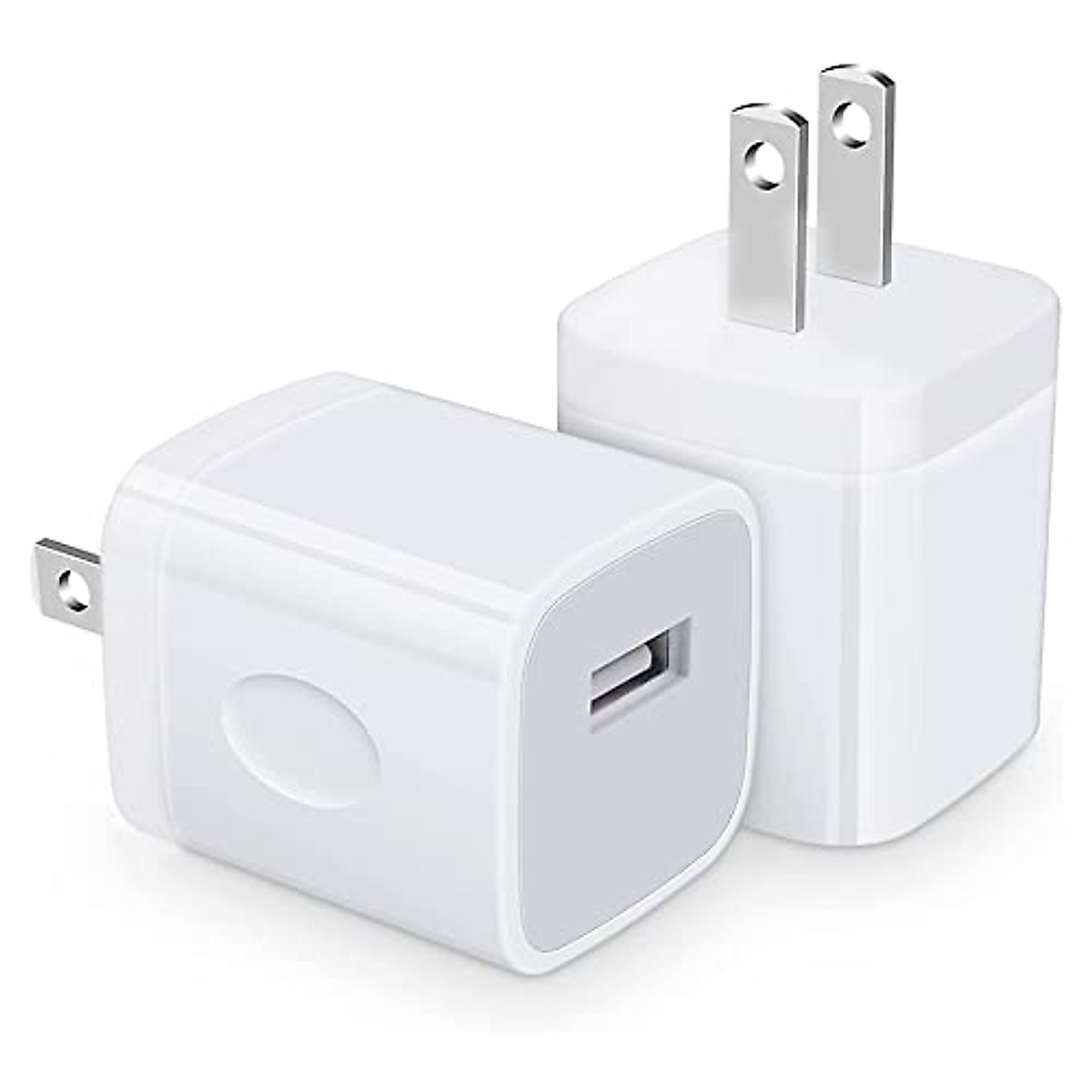 USB Wall Charger, Charger Adapter, VectorTech (10 Pack) 5V/1Amp Single Port Quick Charger Plug Cube for iPhone 7/6S/6S Plus/6 Plus/6/5S/5, Samsung Galaxy S7/S6/S5 Edge, LG, HTC, Huawei, Moto, Kindle