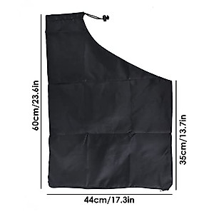 NEWCOMDIGI Leaf Vacuum Collection Bag, Vacuum Storage Shredder Leaf Blower Breathabl Breathable Bag with Drawstring for Leaf Vacuums and Leaf Blower