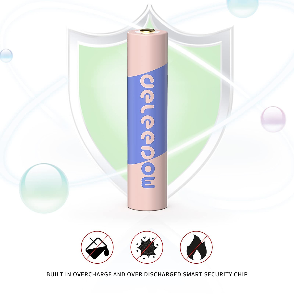 Deleepow Rechargeable AAA Batteries 1.2V 1100mAh 24-Pack Nimh Triple A Batteries Low Self Discharge