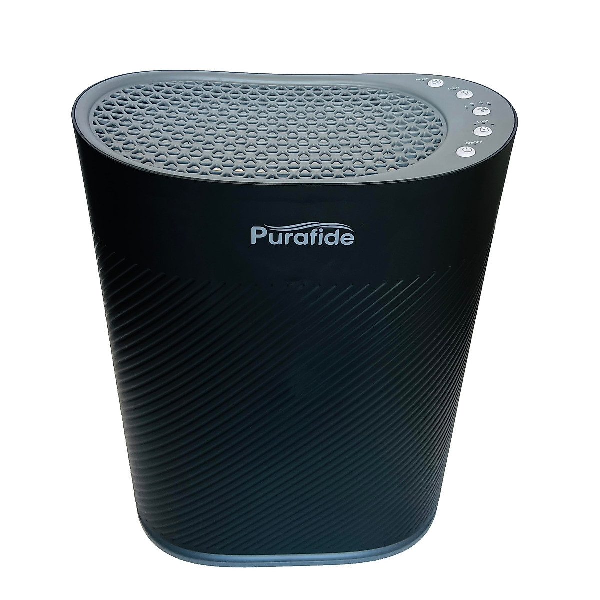 Purafide XP280 Veteran Owned 2-Yr H13 HEPA 3-stage filtration air purifier with Elegant Old Fashion Control Buttons for 1700 Sq Ft Coverage. Home, Bedroom, Pets, Dust (1, Black)