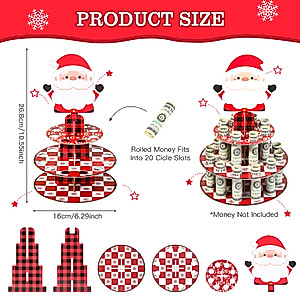 Christmas Money Holder for Cash Gift, Christmas Gifts Money Box Cash Cake for Christmas Gift Xmas Money Gift (Santa Claus)