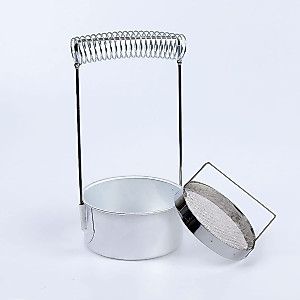 Gadpiparty Cleaner Hanging Container Barrel for Holder Metal Stand Art Bucket Tank Useful Painting Pen with Washer Oil Paintbrush Watercolor Paint Hanger Cleaning Brush Calligraphy Drying