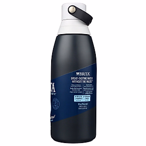 BRITA Stainless Steel Water Bottle with Filter Carbon 32oz, 1 EA
