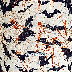 Bat Laundry Basket Goth Foldable Oxford Cloth Funny Tote Bag Laundry Hamper Clothes Storage Bucket Toy Organizer For Bathroom/Laundry Storage/Bedroom 18.9x16.5 Inch