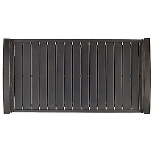 Crosley Furniture Kaplan Rolling Metal Outdoor Bar Cart for Backyard, Pool, Patio, Deck, Oil-Rubbed Bronze