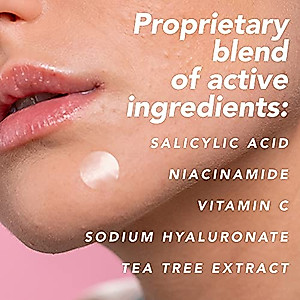 Mario Badescu Drying Patch Blemish Covering, Invisible Spot Treatment, Absorbing All Day Polymer Adhesion with Vitamin C, Vegan & Cruelty Free, Strong Hold (60 Patches, 12mm), Clear