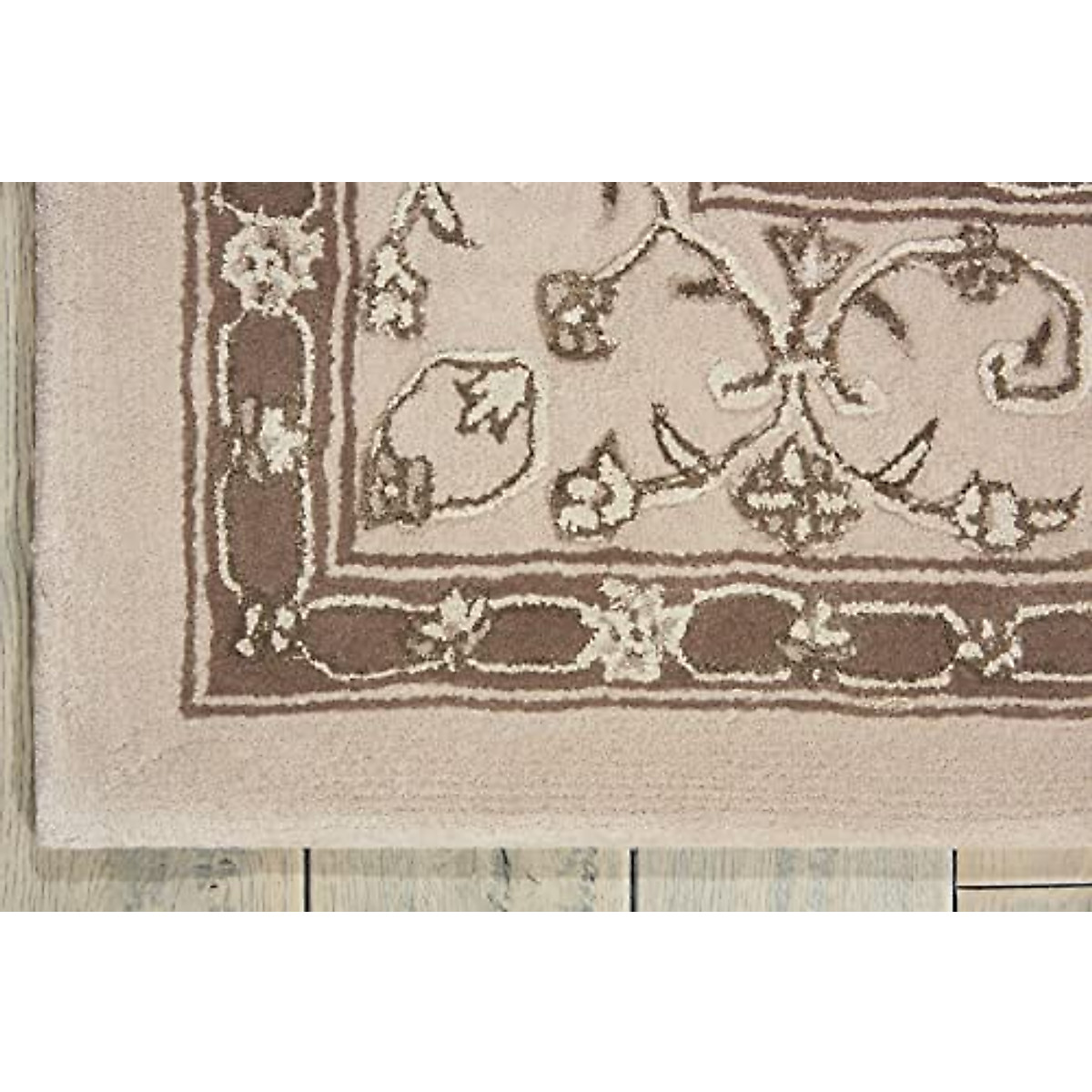 Nourison Regal Taupe Rectangle Area Rug, 8-Feet 6-Inches by 11-Feet 6-Inches (8'6" x 11'6")