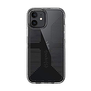 Speck Products GemShell Grip iPhone 12, iPhone 12 Pro Case, Clear/Clear (137606-5085)