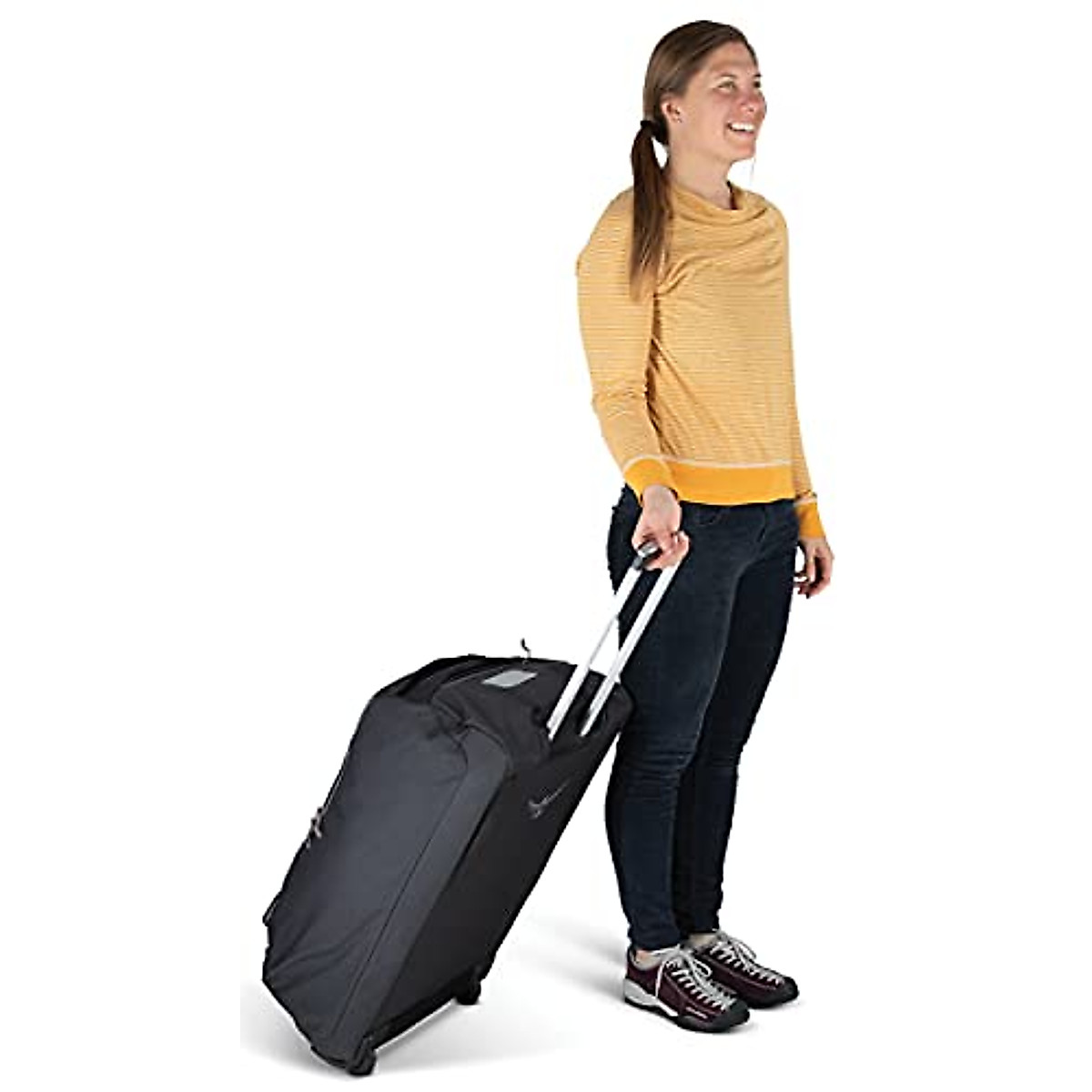 Osprey Daylite Wheeled 85L Duffel/Carry-On Luggage, Black