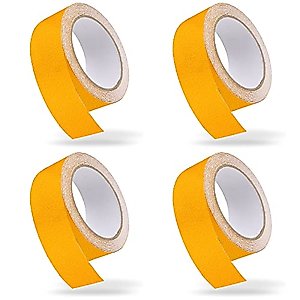 HELOIA Pickleball Court Marking kit Anti Slip Tape for Asphalt or Concrete, for Tennis, Badminton, Gym Floor, Basketball or Pickleball Tape, 1.6 in x 65 ft - 4 PCS