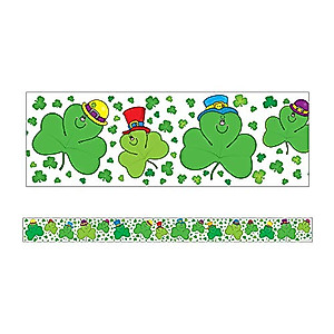 Carson Dellosa Shamrocks Straight Bulletin Board Borders