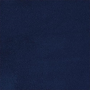 Lexicon Rand 82.5" Mid-Century Velvet Sofa with 2 Pillows in Navy Blue