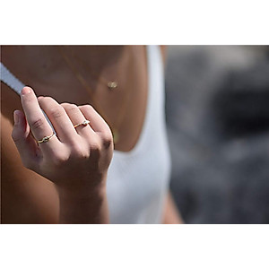 espere Sterling Silver Halo Opal Stacking Ring Simple Dainty Rose Gold Ring Pink Opal Ring Birthstone Ring Size 10