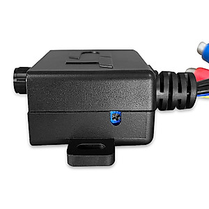 CT Sounds Universal Bass Knob - Digital Voltmeter, Blue LED Display, Remote Gain Control, Power Switch, Durable, Pushable ON/Off for Amp