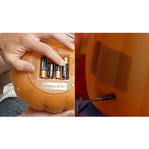 ANIMAT3D Jabberin' Jack Talking Animated Pumpkin with Built in Video Projector & Speaker Plug'n Play