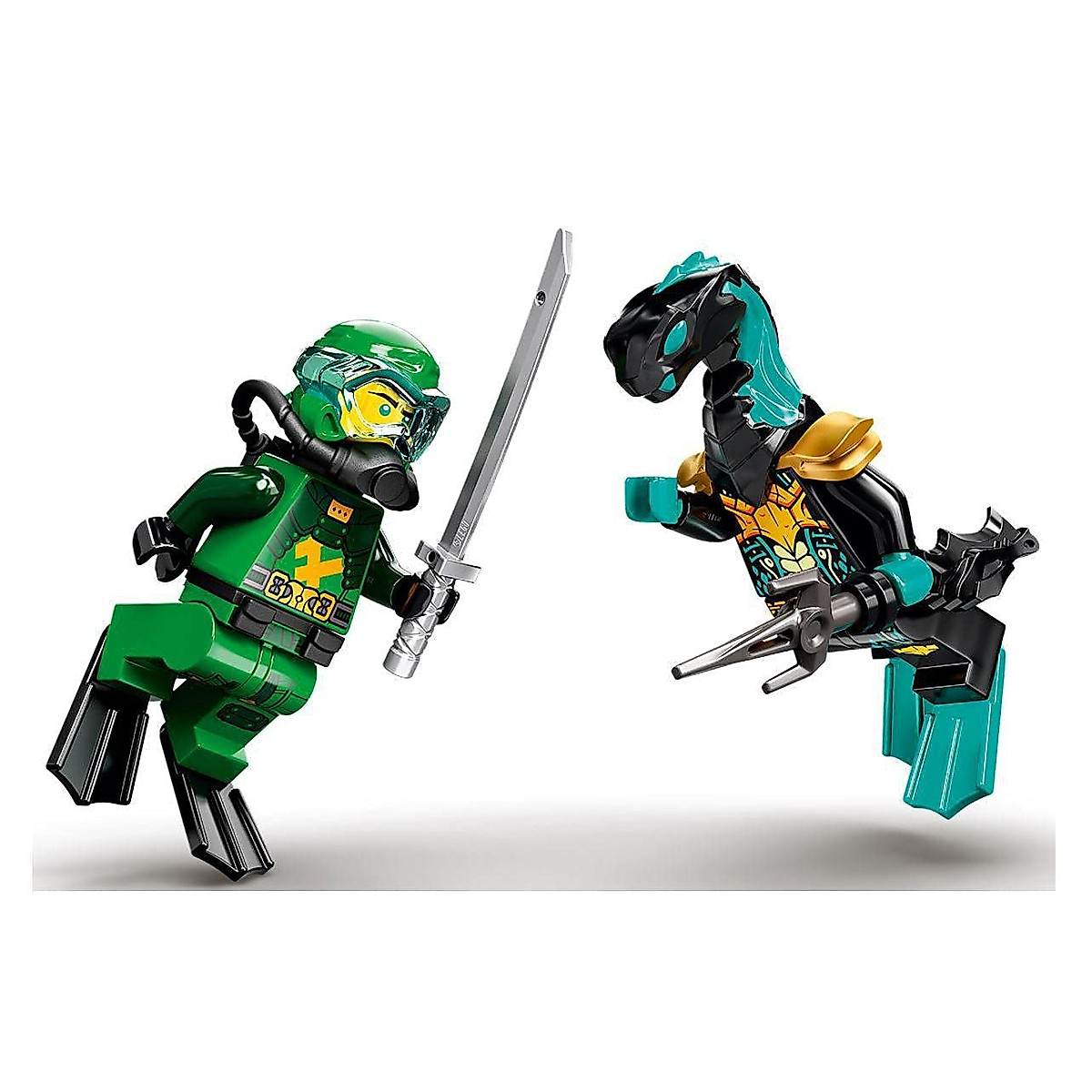 LEGO NINJAGO Lloyd’s Hydro Mech 71750 Building Kit, Underwater Playset with NINJAGO Lloyd and Mech; Role-Play Action for Boys and Girls Ages 7 and Up