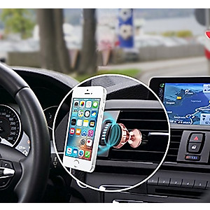 CyberTech 2X Pack Universal Magnetic Air-Vent Car Mount with Dash Mount Holders for iPhone, Samsung Galaxy S Series, Note, HTC, Motorola, Google Nexus, Nokia,Blackerry,and Droid Smart Phones/GPS
