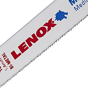 Lenox Tools - 20566618R LENOX Tools Metal Cutting Reciprocating Saw Blade with Power Blast Technology, Bi-Metal, 6-inch, 18 TPI, 5/PK