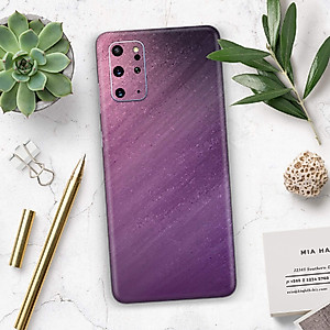 DesignSkinz Purple Dust Protective Vinyl Decal Wrap Skin Cover Compatible with The Samsung Galaxy S20 (Screen Trim & Back Glass Skin)