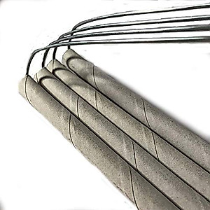 16" Strut Hanger 14.5 Gauge - Silver, for Dry Cleaners or Home (40)