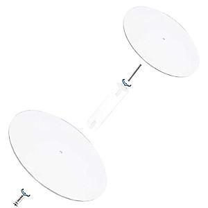 ZXJJ 3/4/5/6 Tier Clear White Round Cup Cake Stand Acrylic Cupcake Stand Supplies Display Tower Wedding Birthday Party Decoration (6 Tiers)