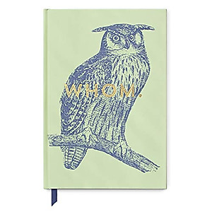 Designworks Ink Vintage Sass A5 Hardcover Notebook Journal, Whom, 14.6cm x 21.6cm, Green, JB86-1104EU