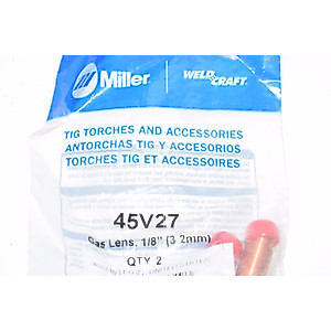 Miller Weldcraft 45V27 Gas Lens, 1/8" (3.2mm) | PKG = 2