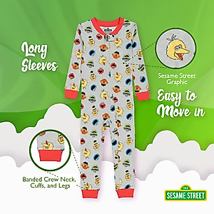 Sesame Street boys Footless Pajamas Baby and Toddler Sleepers, Sesame Pals, 12 Months US