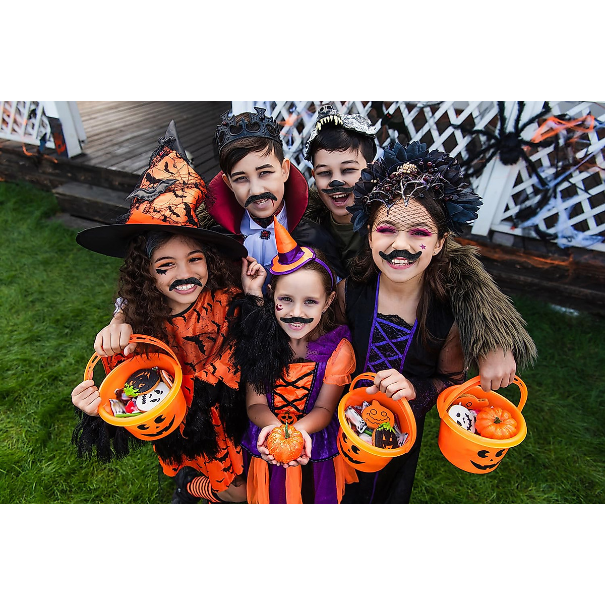 Chochkees Mustache Set, Pretend Play, Dress-Up Costume (6-Pack (Total of 18))