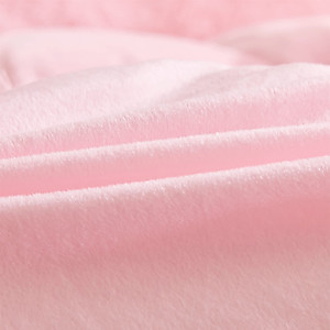 Pink Fluffy Comforter Cover Set,Ultra Soft Faux Fur Duvet Cover Bedding Sets king 3 Pieces with Pillow Cases, Fluffy Pink Bed Set Zipper Closure (Pink, King)