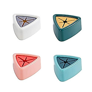 Towel Holder Towel Storage Racks Hanger Adhesive Towels Storage Wash Cloth Clip Sucker Wall Window Bathroom Kitchen Accessories (Sky Blue)