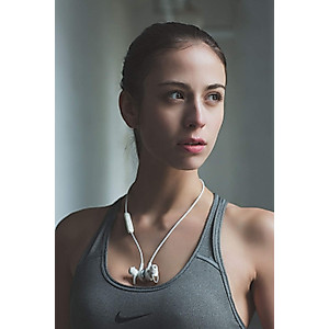 Edifier W285BT Wireless Sports Headphones - Bluetooth 4.2 Headset IPX4 Sweat Splash Proof in-Ear Earphones with AAC Support - Red