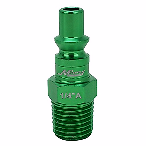 Milton ColorFit Coupler & Plug Kit (14 Piece), A-Style 1/4 NPT Green, S-314AKIT