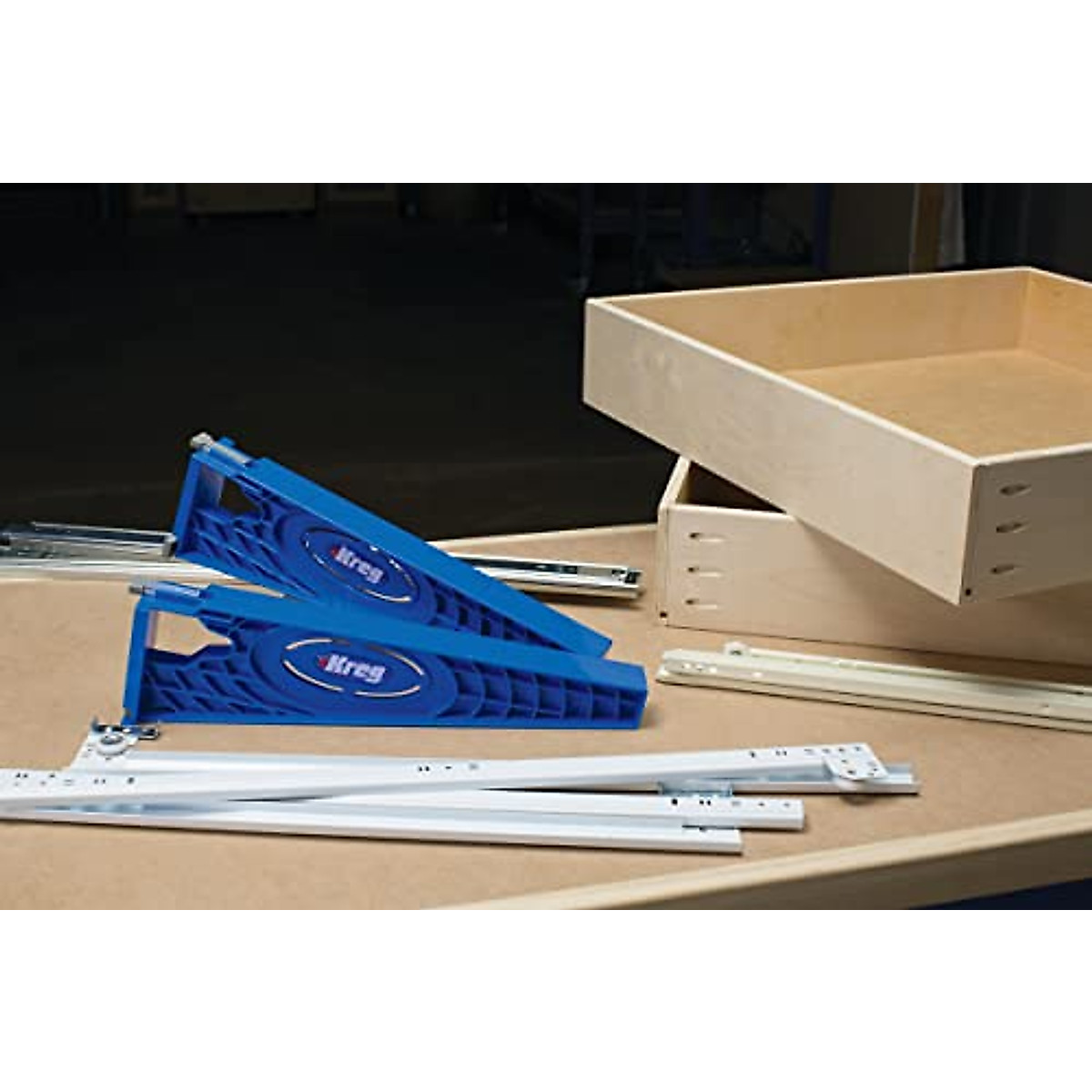 Kreg Drawer Slide Jig (Set of 2) and Concealed Hinge Jig | KHI-Slide & KHI-Hinge