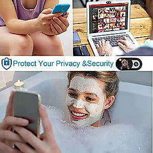 Laptop Camera Cover Slide, Webcam Cover Slide, [6-Pack] Ultra-Thin for iPhone, iMac,PC, iPad Pro, Computer,Desktops,MacBook Accessories etc,Protect Your Visual Privacy and Security