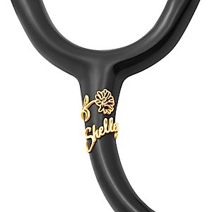 Pinkfulum Stethoscope Name Tag Personalized Stethoscope Charms Customized ID Tag, Nurse Accessories Gifts for RN, NP, Don, Vet, Doctors, Medical Assistant(BirthFlower)