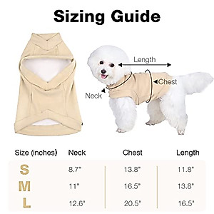 AUAUTOPETS 3 Pieces Dog Shirts Blank Puppy Pajamas Soft Stretchy Doggie Clothing Breathable Hoodie for Small Medium Large Boy & Girl Dogs (Medium)