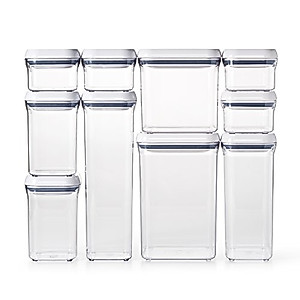 OXO Good Grips 10-Piece POP Container Set, White