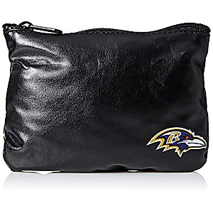 FOCO Baltimore Ravens Exclusive Team Logo Flats With Clutch Extra Large