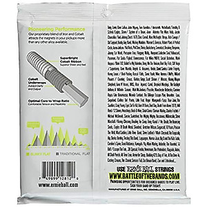 Regular Slinky Cobalt Flatwound Electric Bass Strings 50-105 Gauge