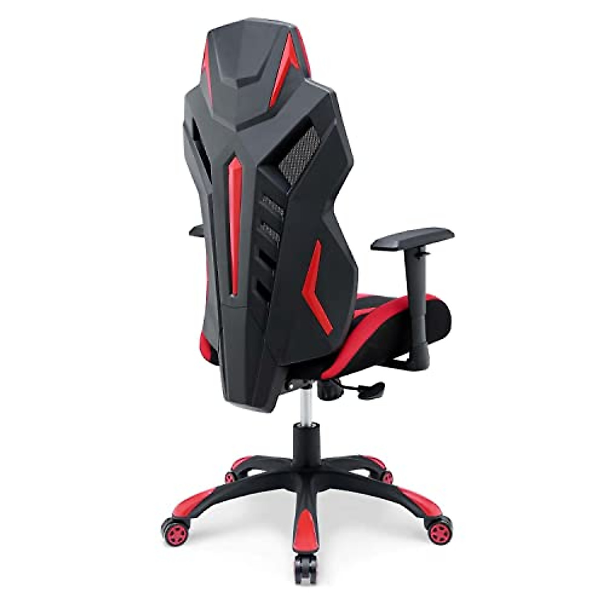 Modway Speedster Ergonomic Mesh Gaming Computer Desk Chair in Black Red