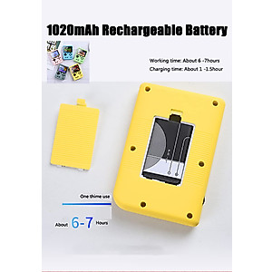 Retro Handheld Game Console with Protector Case, 400 Free Classical FC Games Support for Connecting TV & Two Players, Portable Video Game Gifts for Adults & Kids 8-12 90s Retro Toys (Blue)