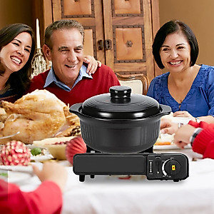 ShellKingdom Camping Stove Portable Outdoor Emergency Butane Stove Burner with Carrying Case For Camping, Picnics, Hiking, BBQ