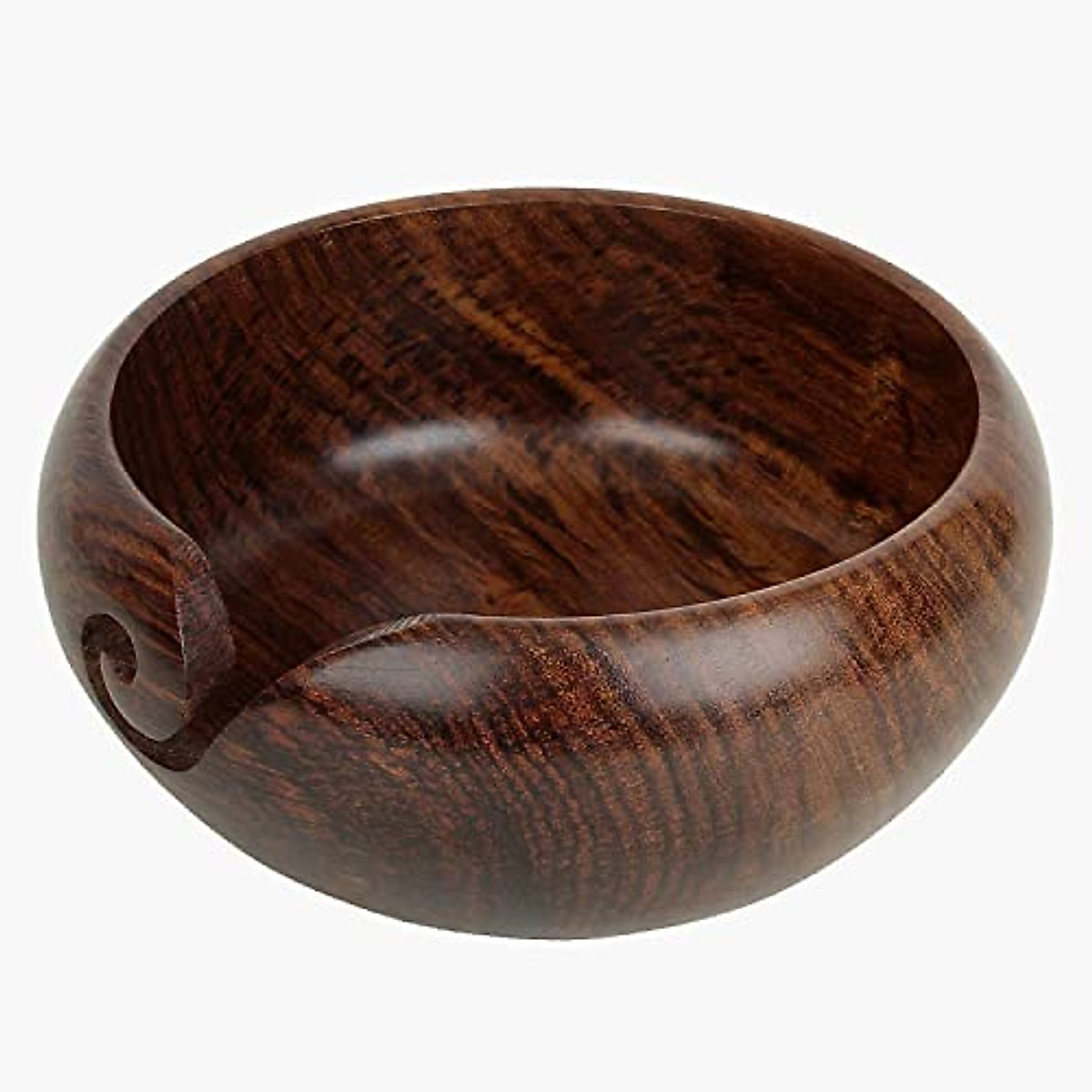 Zayan Nautical Handmade Extra Large Wooden Yarn Bowl with Elegant Design
