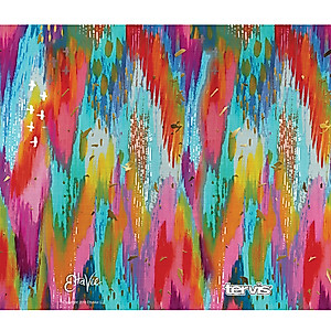 Tervis EttaVee - Brush Strokes Triple Walled Insulated Tumbler Travel Cup Keeps Drinks Cold, 24oz Wide Mouth bottle, Stainless Steel