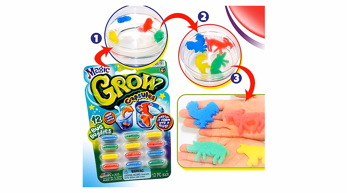JA-RU Magic Grow Capsules for Kids - 12 Pack Bundle